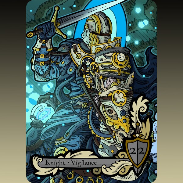 Mtg Vigilance Token - Etsy