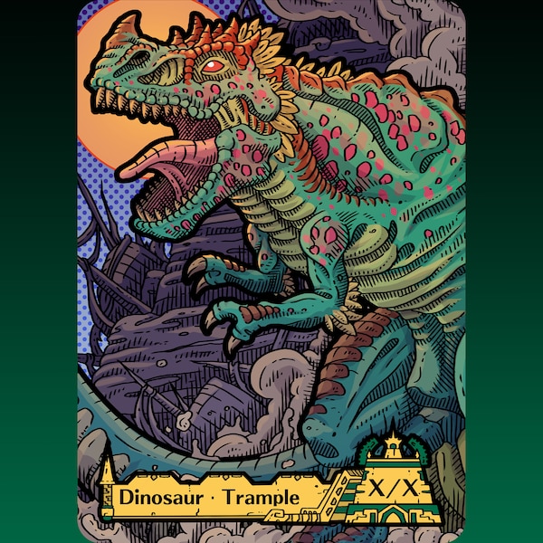 Dinosaur Magic Token - Etsy Canada
