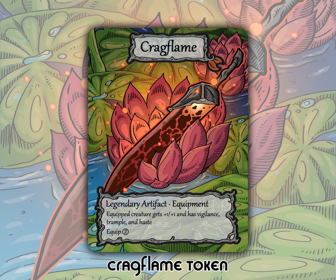 Cragflame - Custom Token for Magic the Gathering Mabel - Etsy