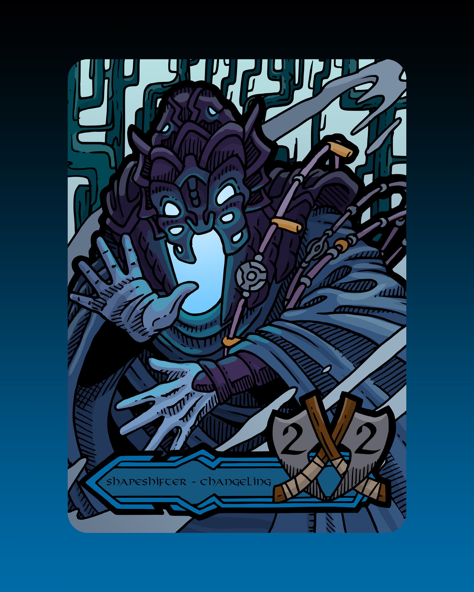 Shapeshifter Token Custom Altered MTG Magic the Gathering - Etsy