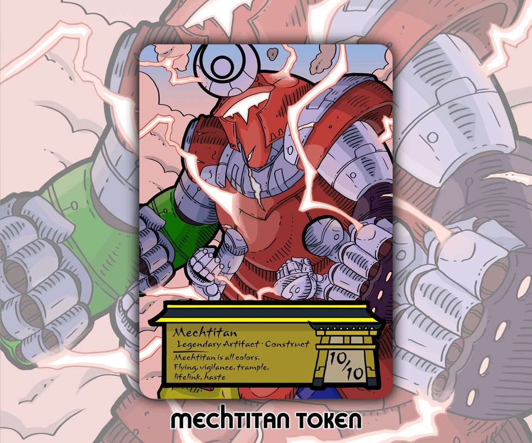 CLEARANCE Mechtitan Token - Custom Altered MTG Magic the Gathering ...