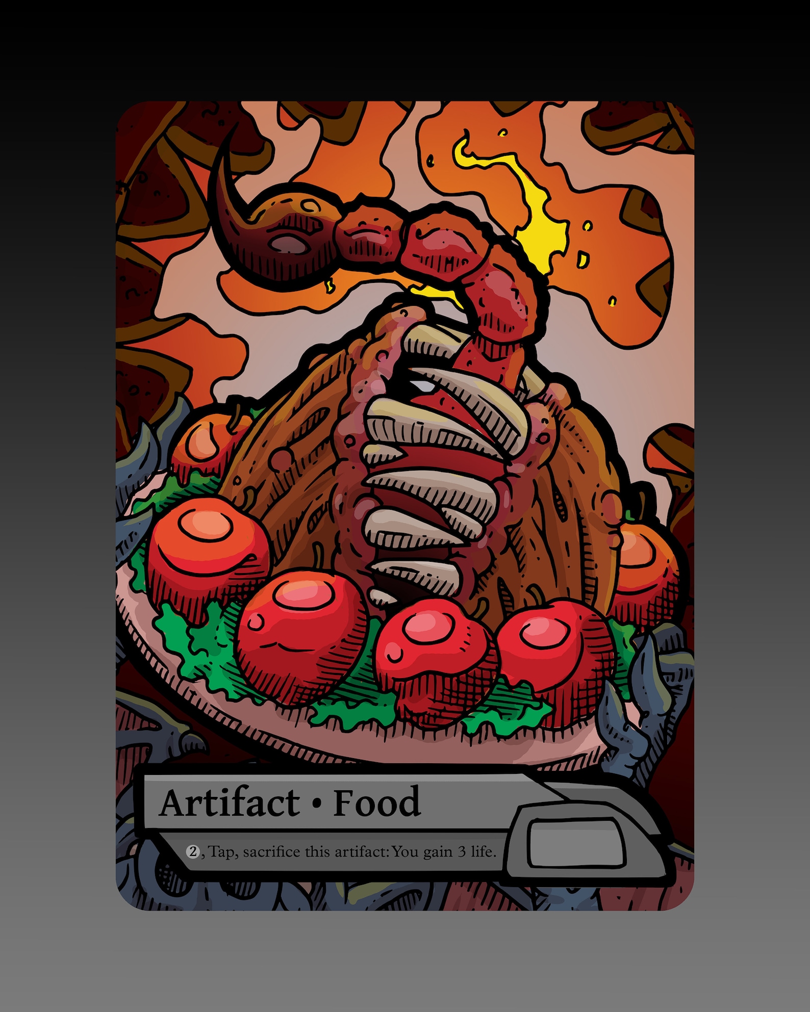 Food Token Custom Altered MTG Magic the Gathering Fantasy - Etsy España Food Token Custom Altered MTG Magic the Gathering Fantasy - Etsy España