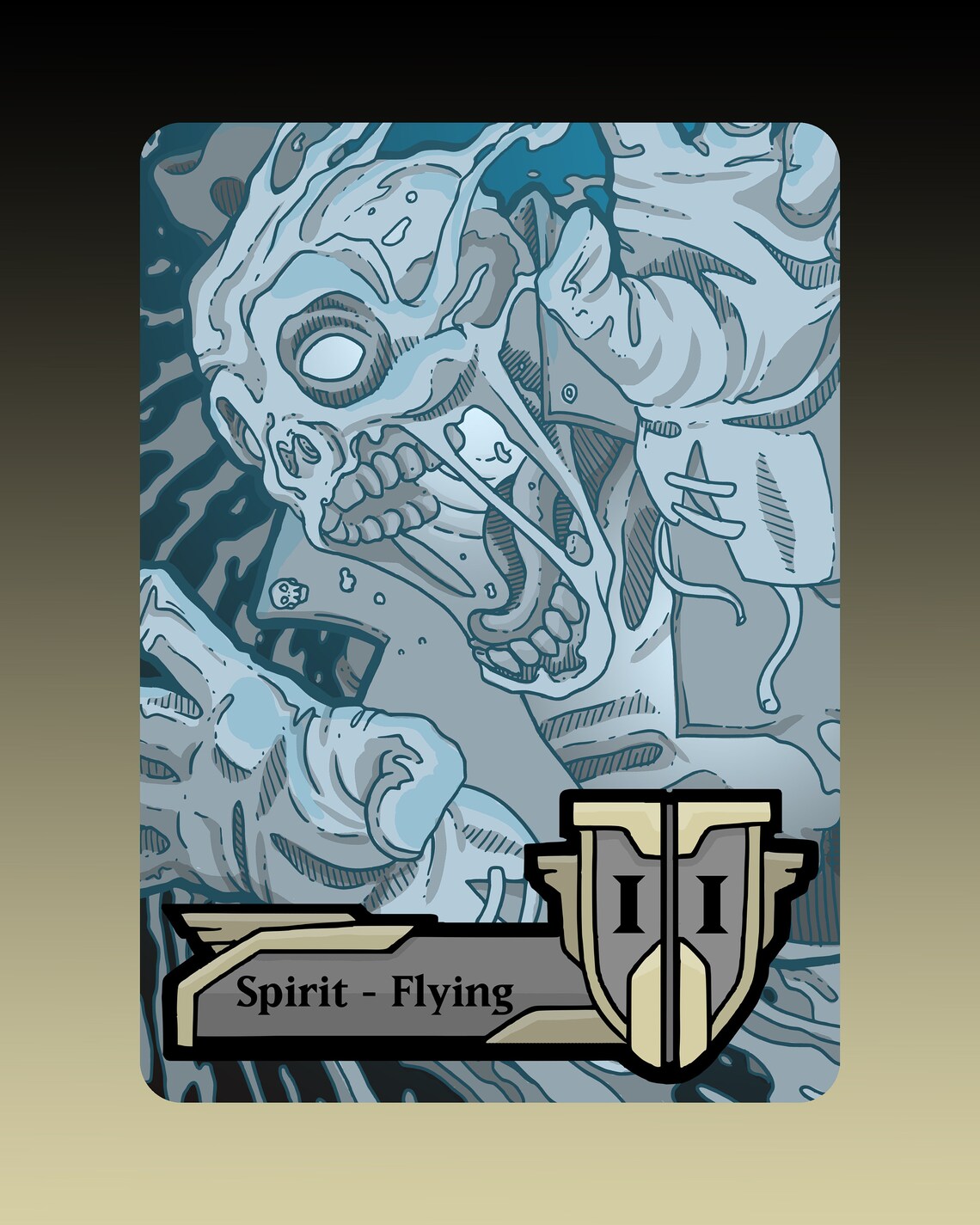 Spirit Token Custom MTG Magic the Gathering Fantasy Board | Etsy