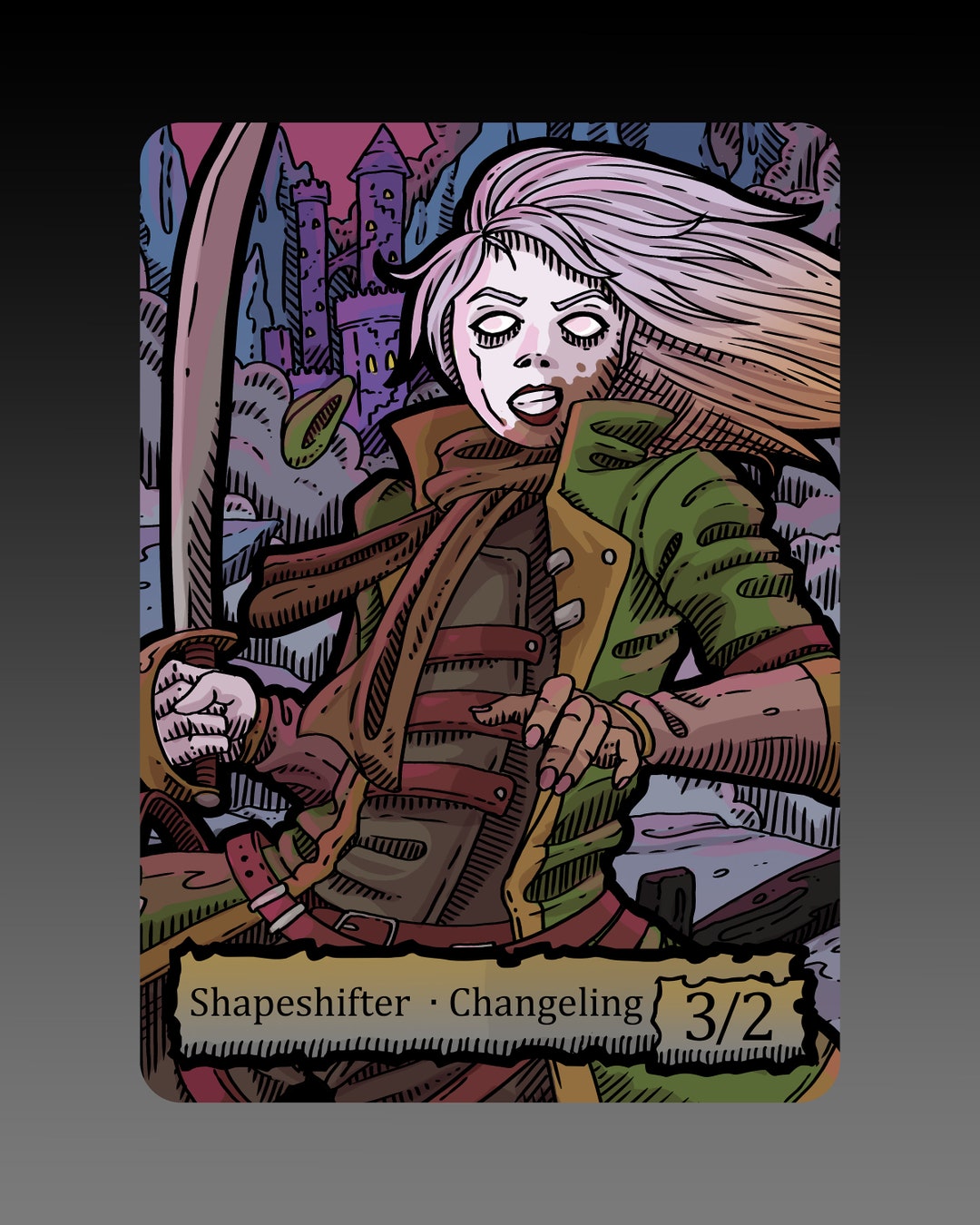 Shapeshifter Token Custom MTG Magic the Gathering Battle Baldur's Gate ...