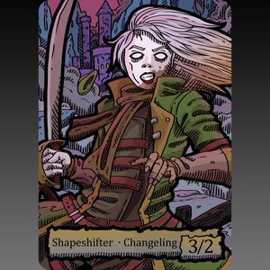 Shapeshifter Token Custom MTG Magic the Gathering Battle Baldur's Gate ...