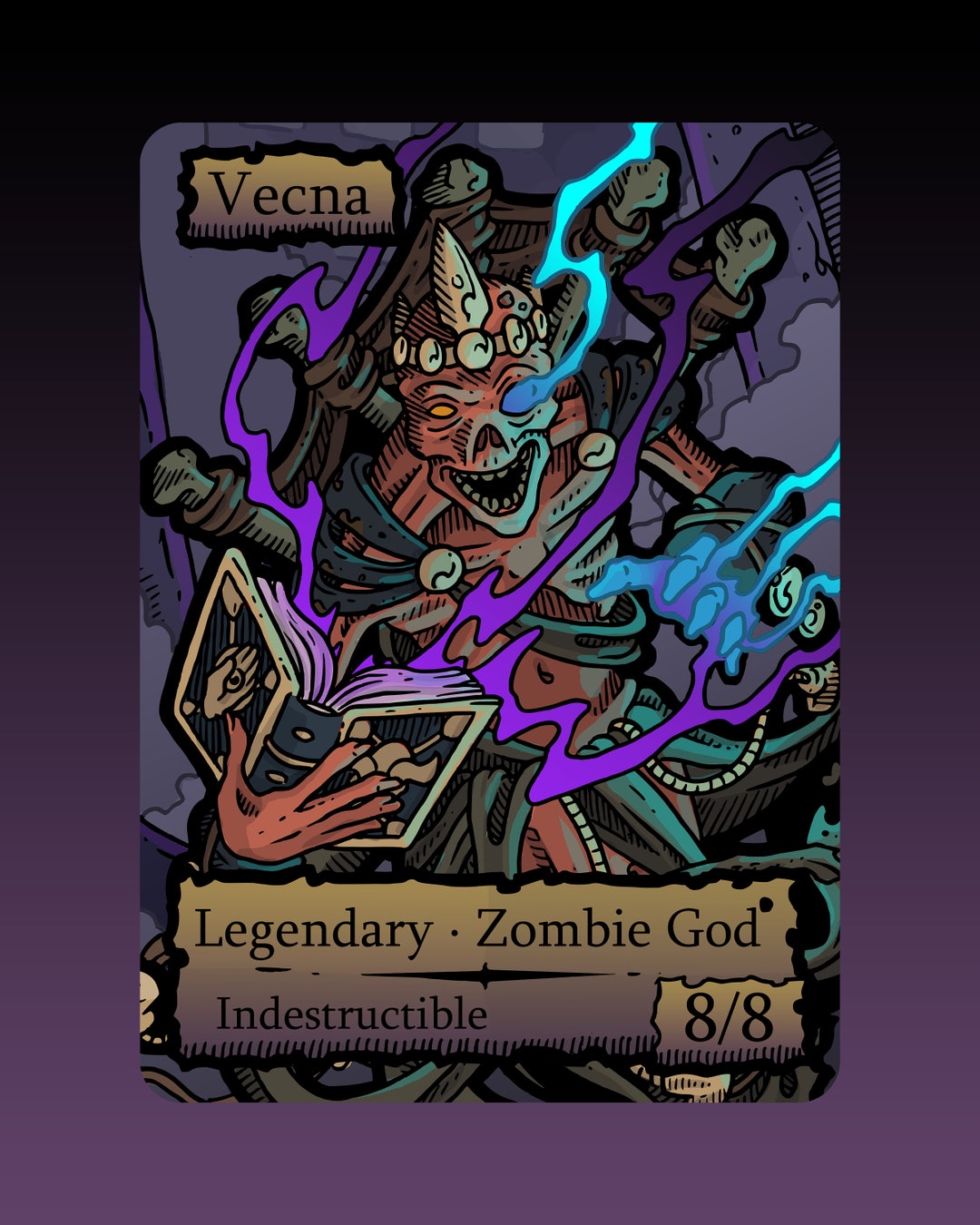 CLEARANCE Vecna Token Custom MTG Magic the Gathering Adventures ...