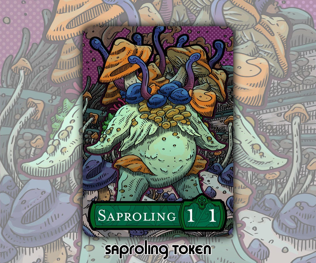 Saproling Token - Custom MTG Magic the Gathering Fantasy Board Game ...