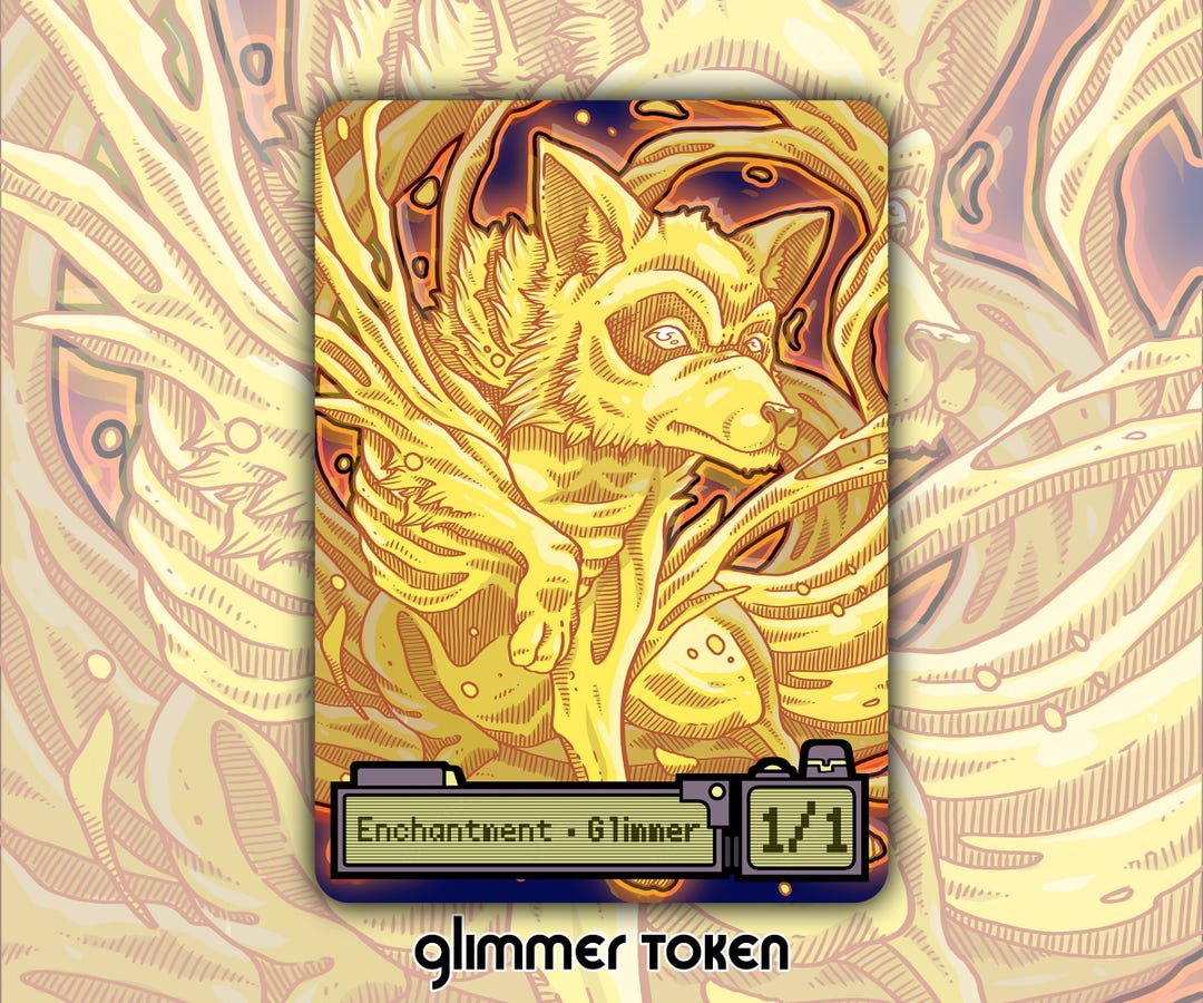 Glimmer - Custom Token for Magic the Gathering - Etsy