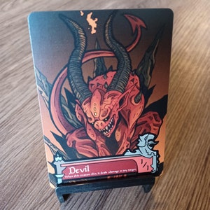 Devil Token - Custom MTG Magic the Gathering Innistrad Fantasy Board ...