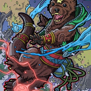 Otter Token - Custom MTG Magic the Gathering Fantasy Board Game Card ...