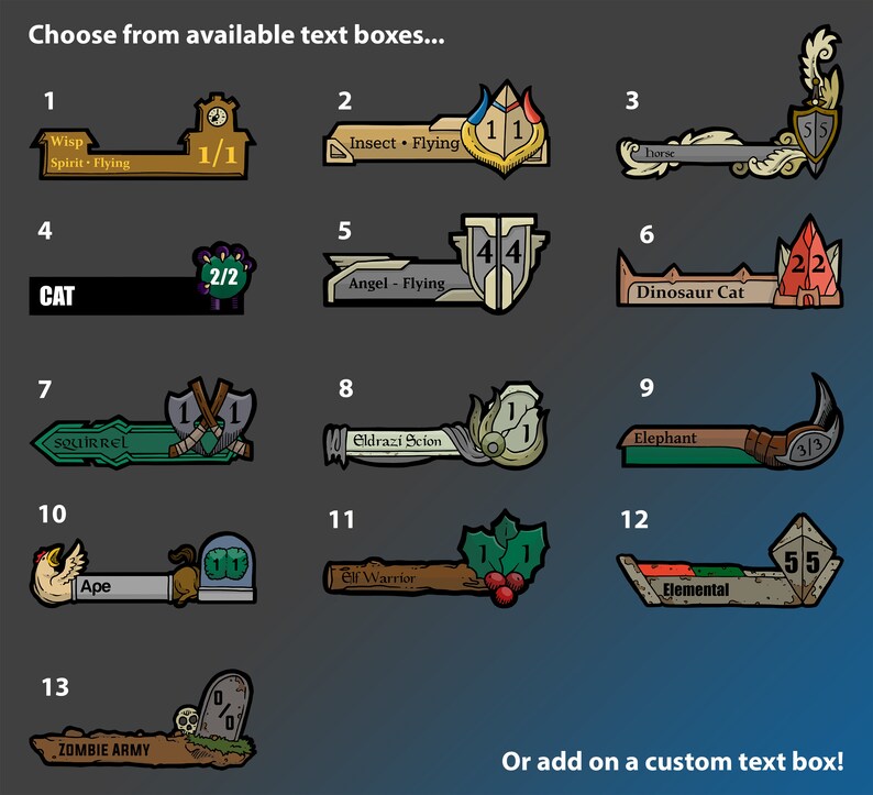 MTG Token Commission Custom Altered Magic the Gathering - Etsy