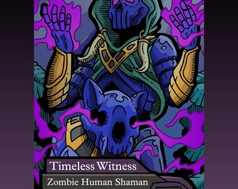 Zombie Token Custom Altered MTG Magic the Gathering Fantasy | Etsy