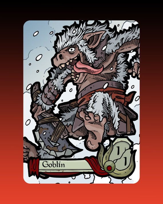 Goblin Token Custom Altered MTG Magic the Gathering Fantasy - Etsy