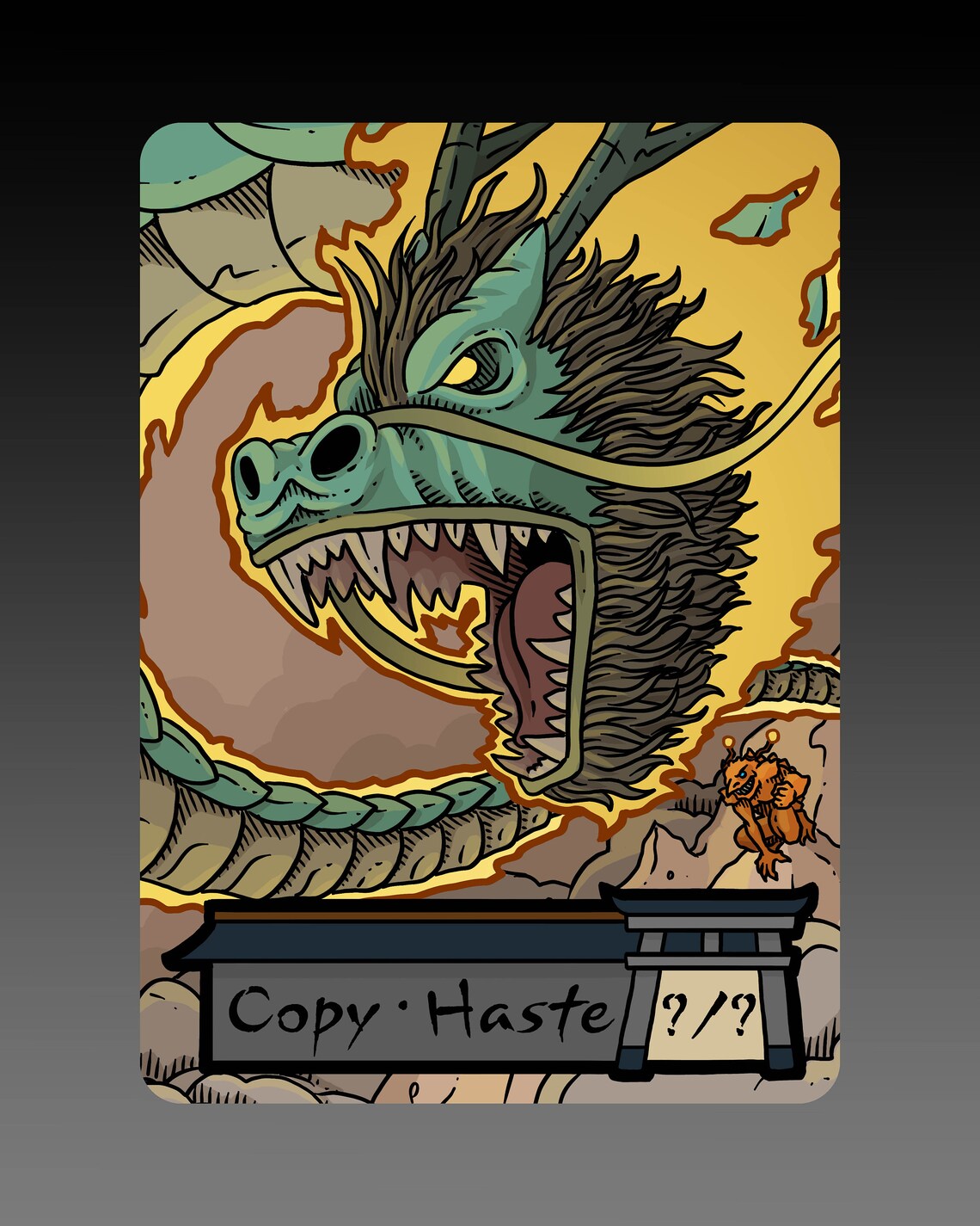 Copy Token Custom Altered MTG Magic the Gathering Fantasy - Etsy