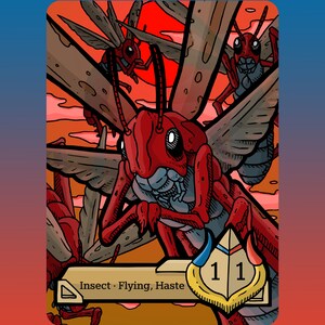 Insect Token - Custom Altered MTG Magic the Gathering Fantasy Board ...
