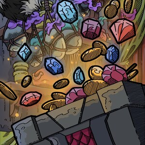 Treasure - Custom Token for Magic the Gathering Artifact Bloomburrow - Etsy