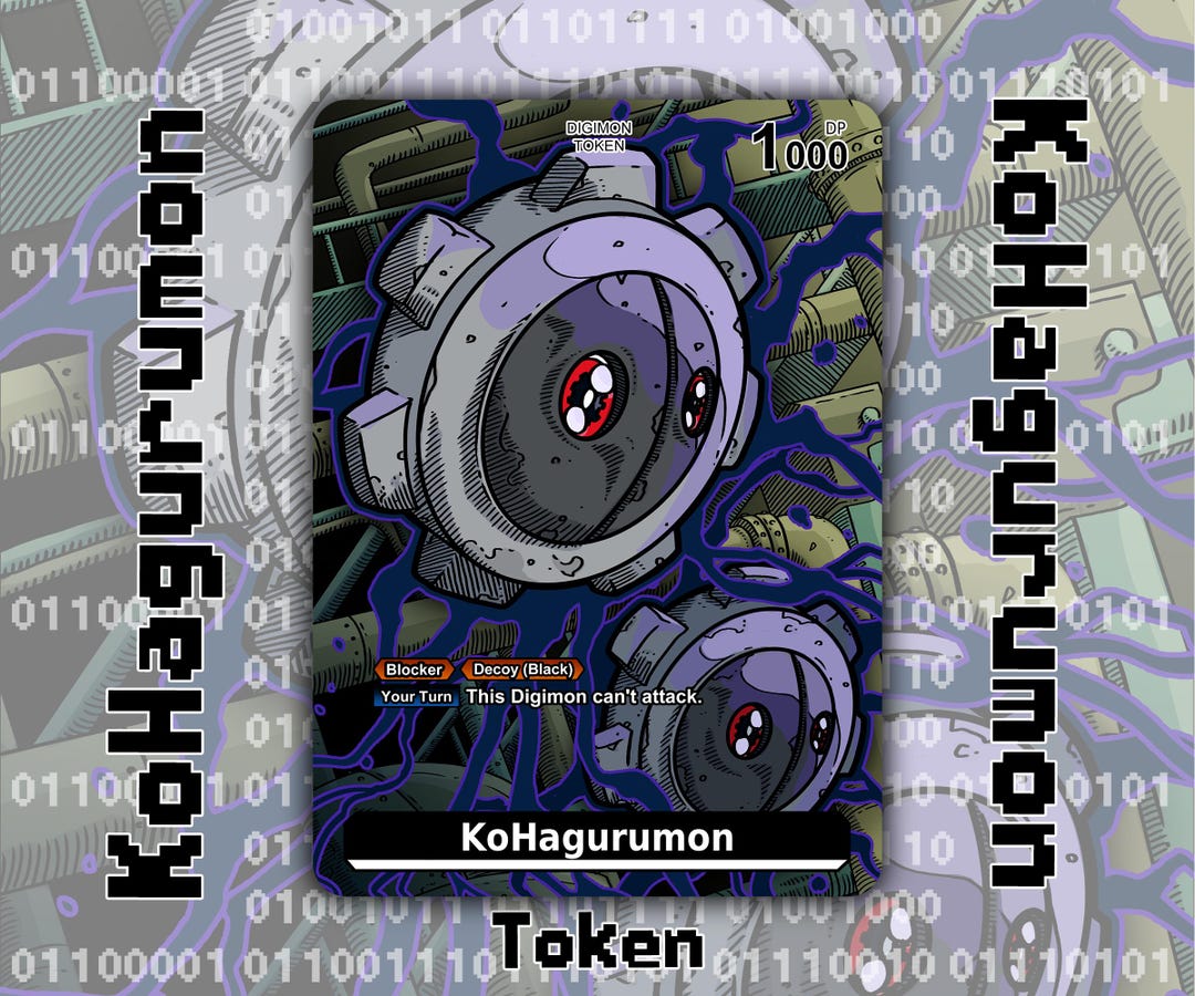 Kohagurumon Token - Digimon Card Game Black Blocker Decoy - Hagurumon X ...