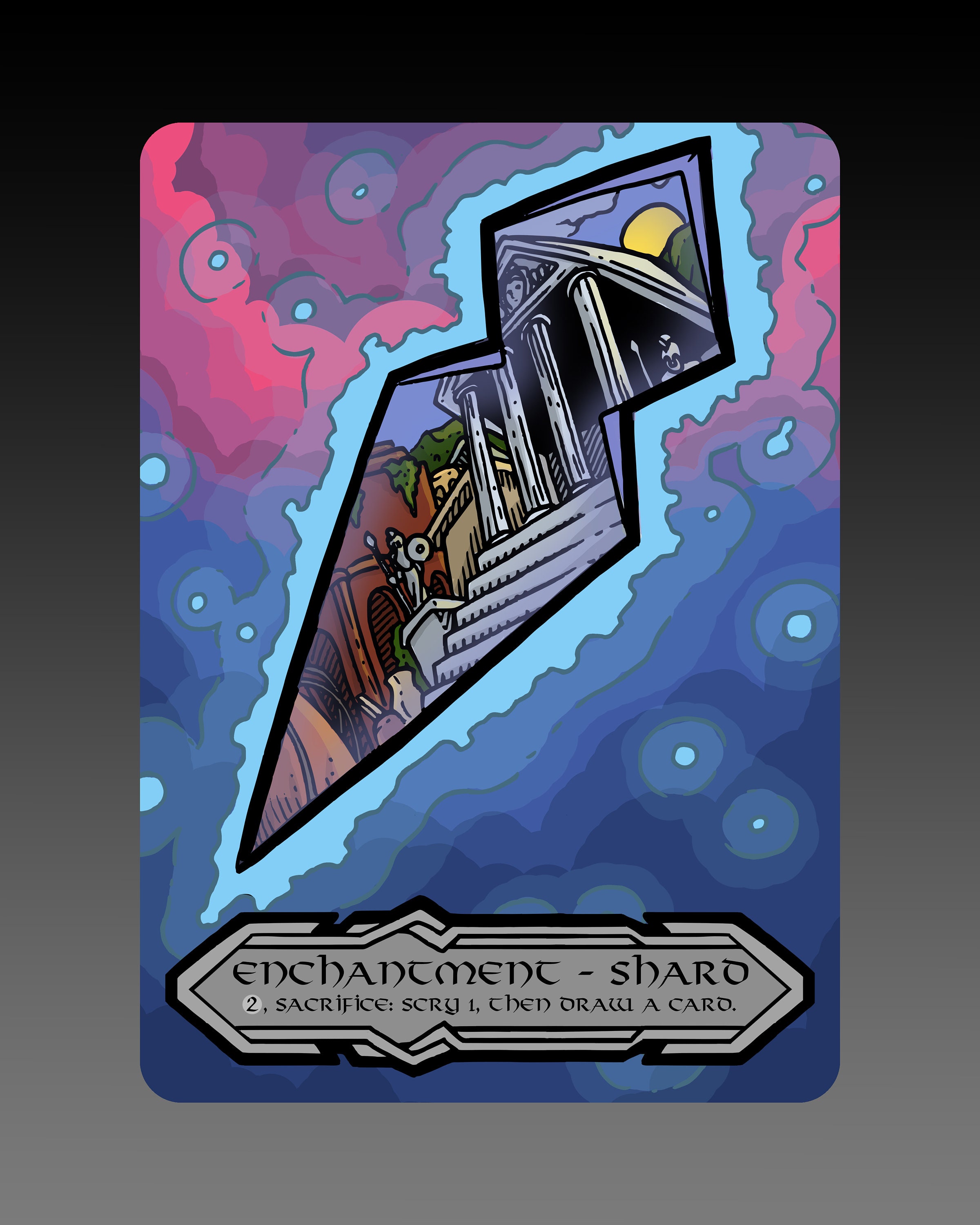 Shard Token Custom Altered MTG Magic the Gathering Fantasy | Etsy