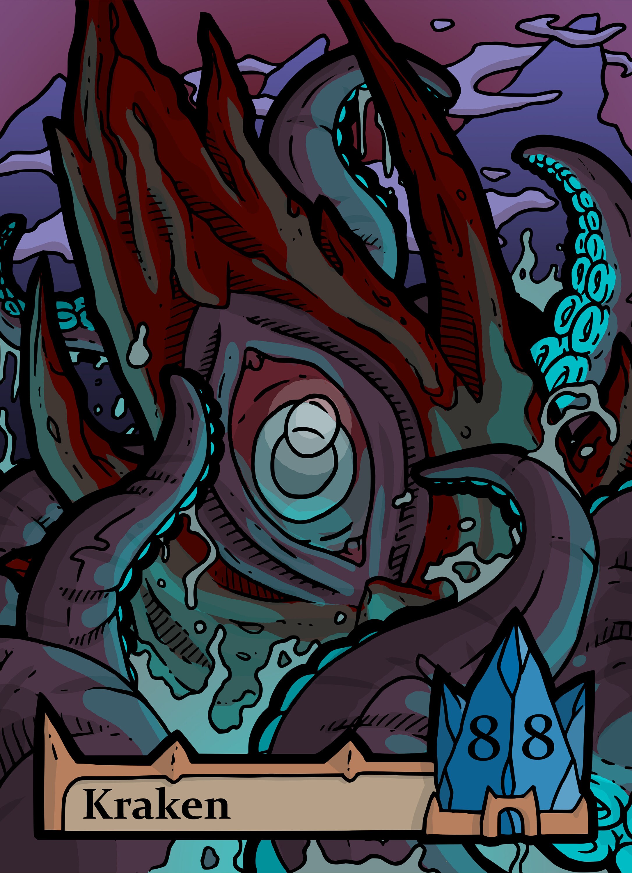 Kraken Mtg Token