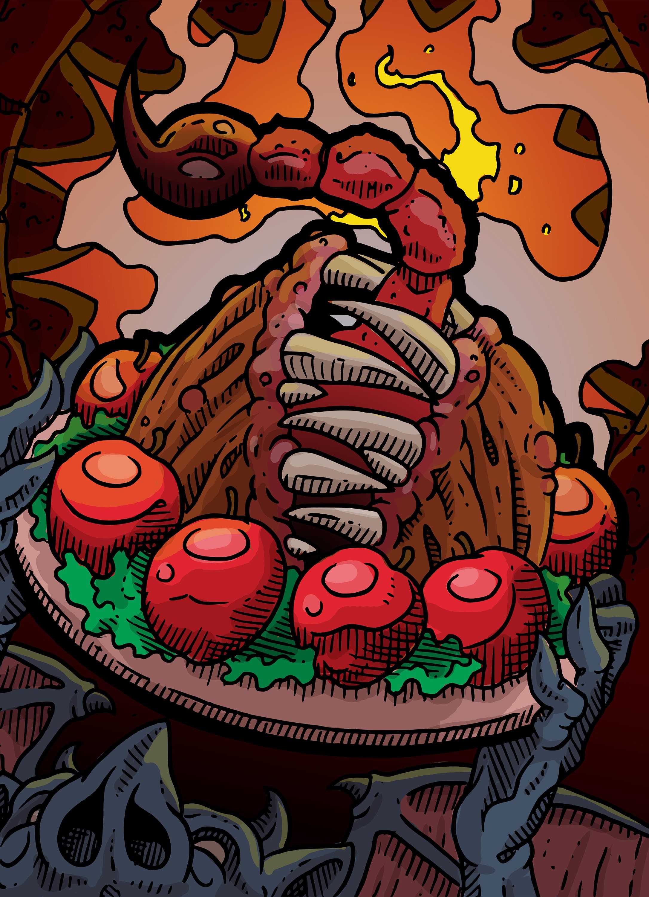 Food Token Custom Altered MTG Magic the Gathering Fantasy | Etsy