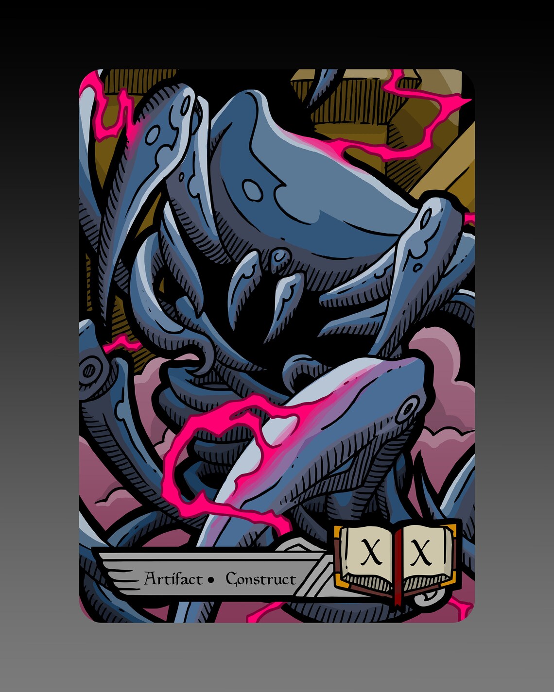 Construct Token Custom MTG Magic the Gathering Fantasy Board | Etsy