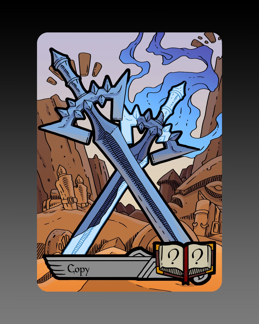 Copy Token Custom Altered MTG Magic the Gathering Fantasy Board Game ...