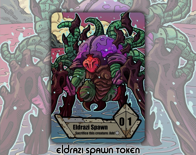 Eldrazi Spawn Token - Custom Altered MTG Magic the Gathering Fantasy ...