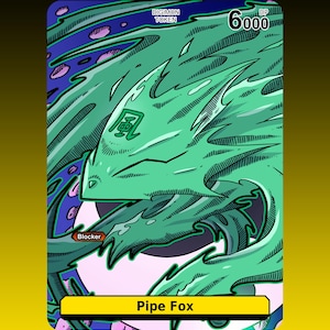 Pipe Fox Token - Digimon Card Game Yellow - Sakuyamon X Taomon Kyubimon ...