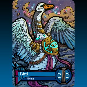 Bird Token - Custom Altered MTG Magic the Gathering Fantasy Board Game ...