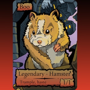 Boo Token - Custom MTG Magic the Gathering Adventures Forgotten Realms ...