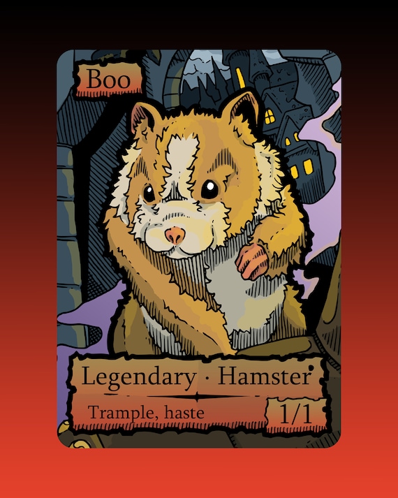 Boo Token Custom MTG Magic the Gathering Adventures | Etsy