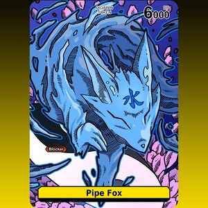 4 Pipe Fox Tokens - Digimon Card Game Yellow - Sakuyamon X Taomon ...