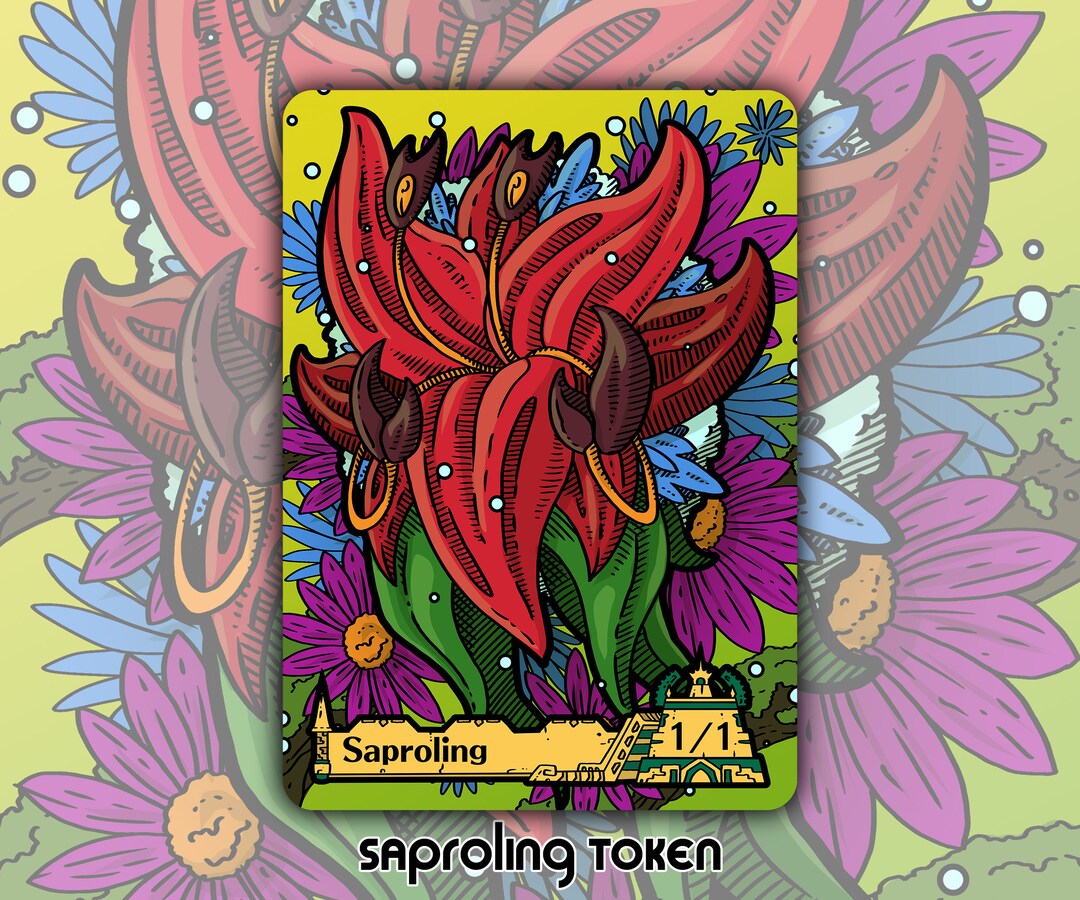 CLEARANCE Saproling Token Custom MTG Magic Gathering Fantasy Board Game ...