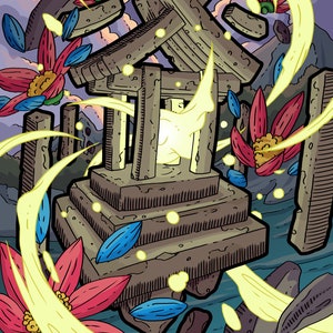 Shrine Token - Custom Altered MTG Magic the Gathering Fantasy Board ...