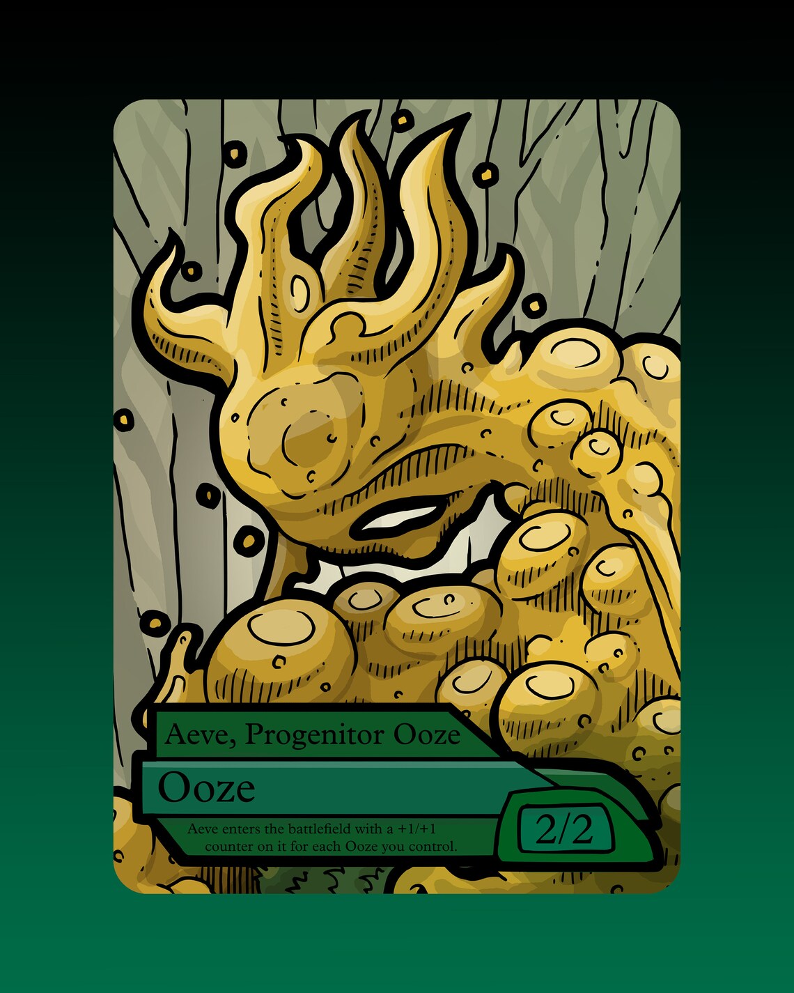 Aeve Progenitor Ooze Copy Token Custom Altered MTG Magic the | Etsy