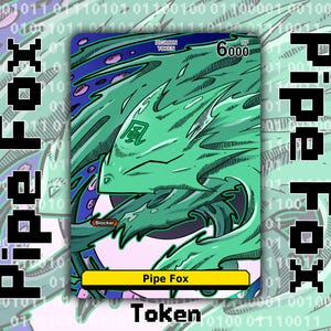 Pipe Fox Token - Digimon Card Game Yellow - Sakuyamon X Taomon Kyubimon ...