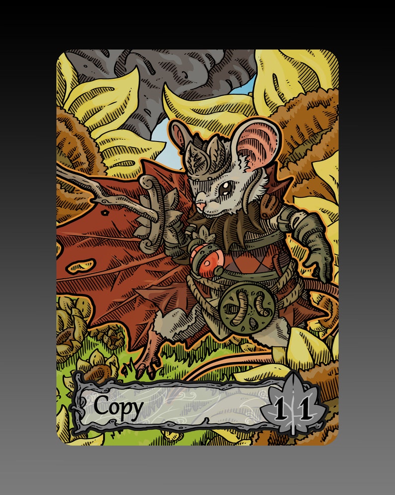 Offspring Copy - Custom Token for Magic the Gathering - Etsy