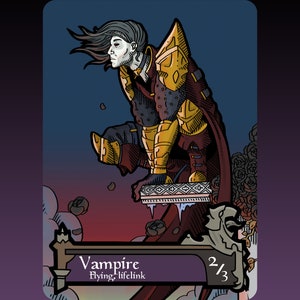 CLEARANCE Vampire Token Custom MTG Magic the Gathering Innistrad ...