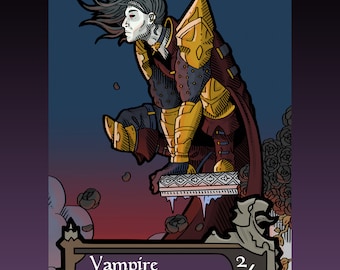 Mtg Vampire Token - Etsy