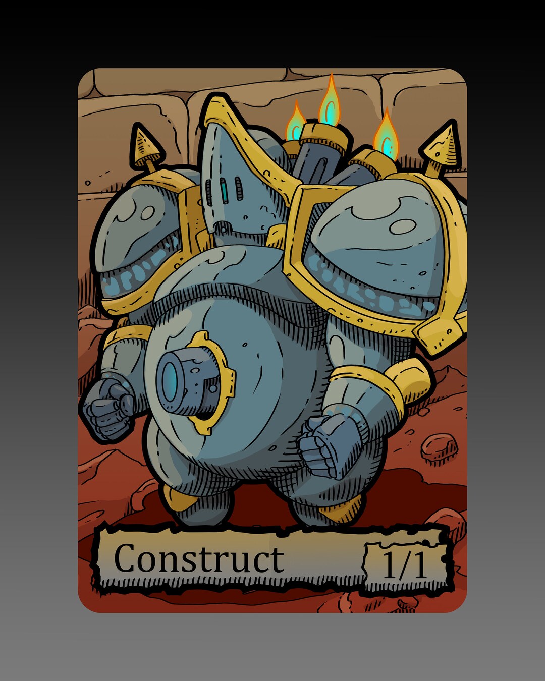 Construct Token Custom MTG Magic the Gathering Battle Baldur's Gate ...