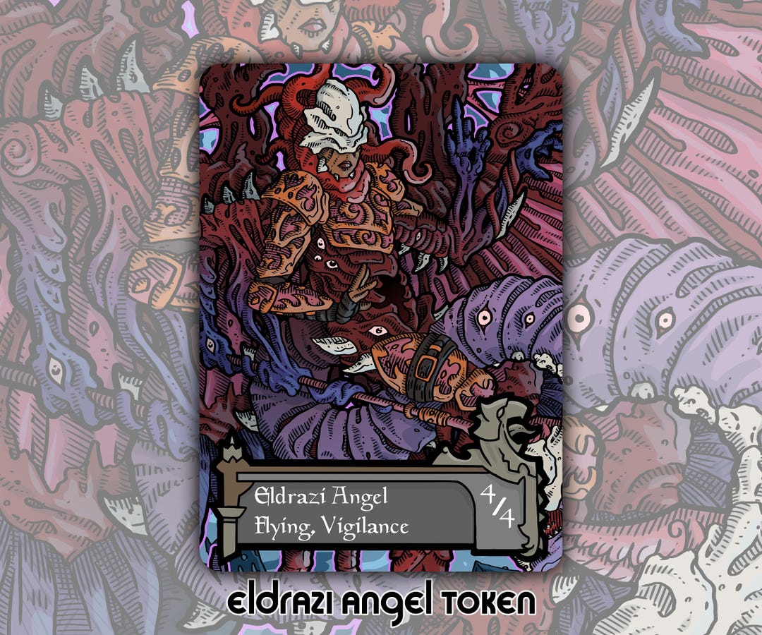 Eldrazi Angel - Custom Token for Magic the Gathering Innistrad - Etsy