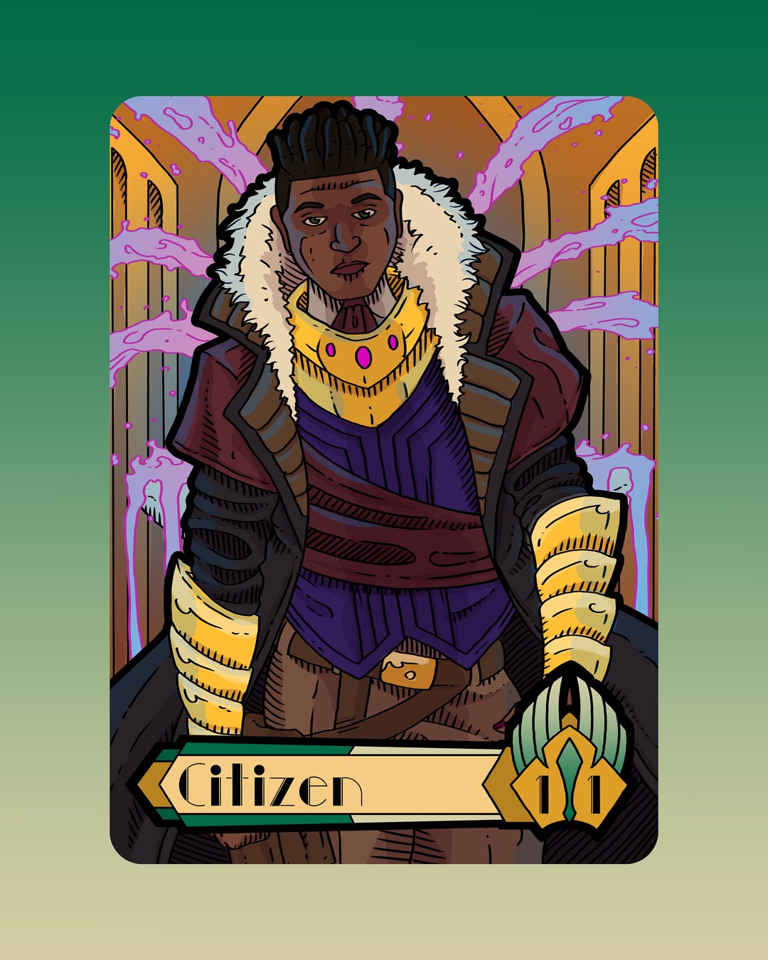 CLEARANCE Citizen Token Custom Altered MTG Magic Gathering - Etsy