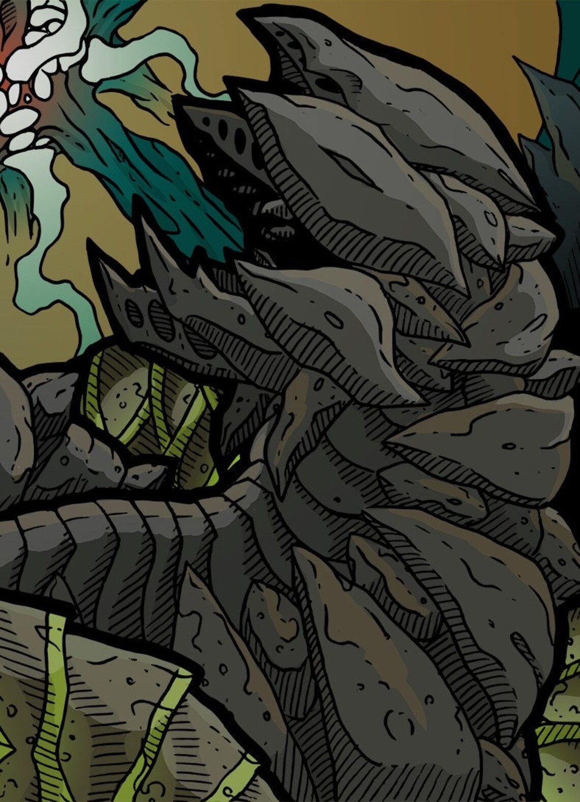 2 Wurm Tokens Custom Altered MTG Magic the Gathering Fantasy | Etsy