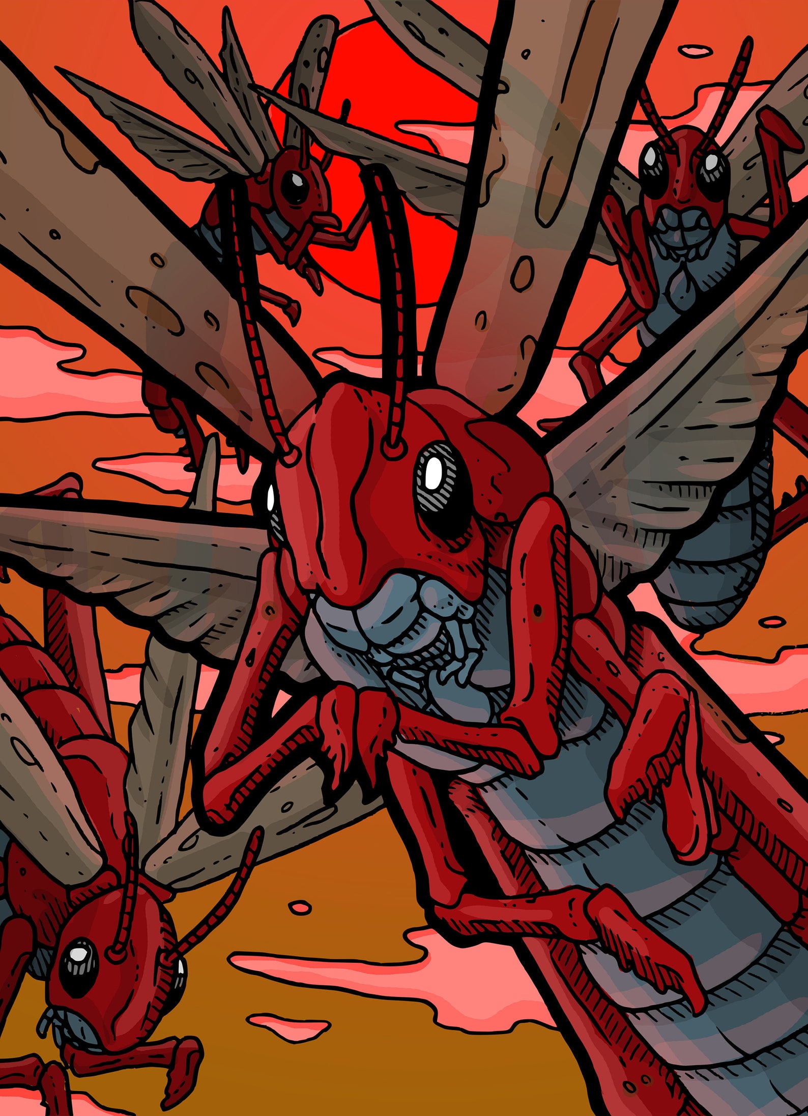 Insect Token Custom Altered MTG Magic the Gathering Fantasy - Etsy