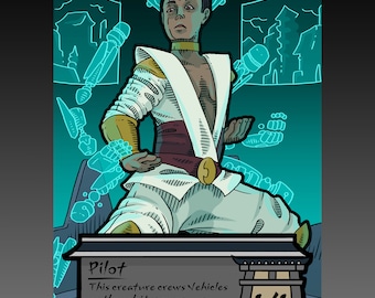 Pilot Token Mtg - Etsy