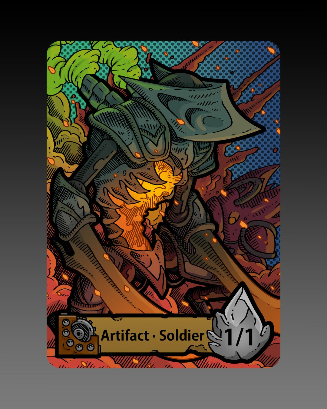 CLEARANCE Soldier Token Custom Altered MTG Magic the - Etsy