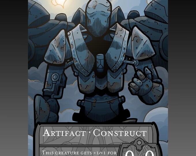 Construct Token Custom Altered MTG Magic the Gathering - Etsy