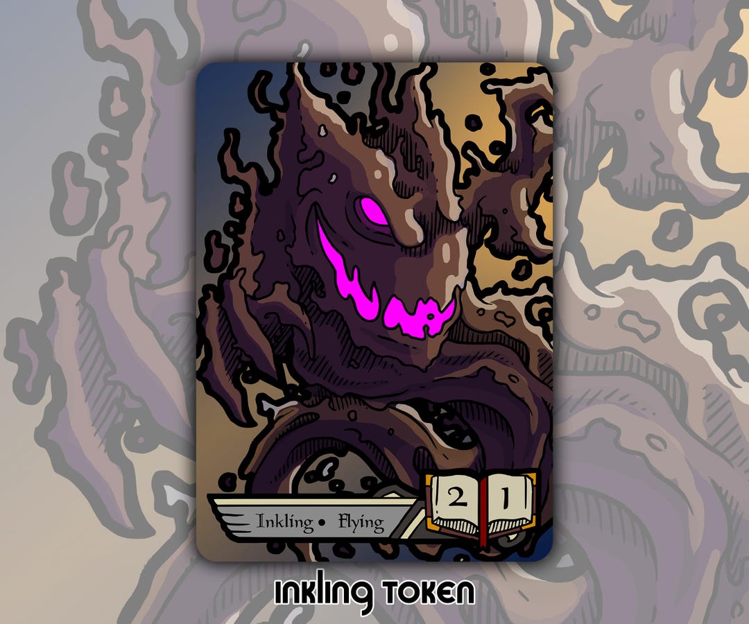 CLEARANCE Inkling - Custom Token for Magic the Gathering Silverquill ...