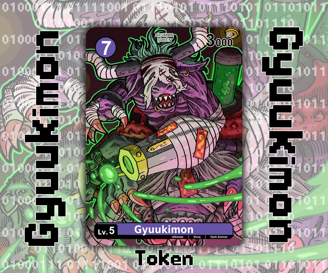 CLEARANCE Gyuukimon Token - Digimon Card Game Purple Ultimate Virus ...