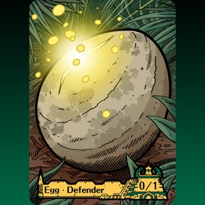 Egg Token - Custom Altered MTG Magic the Gathering Fantasy Board Game ...